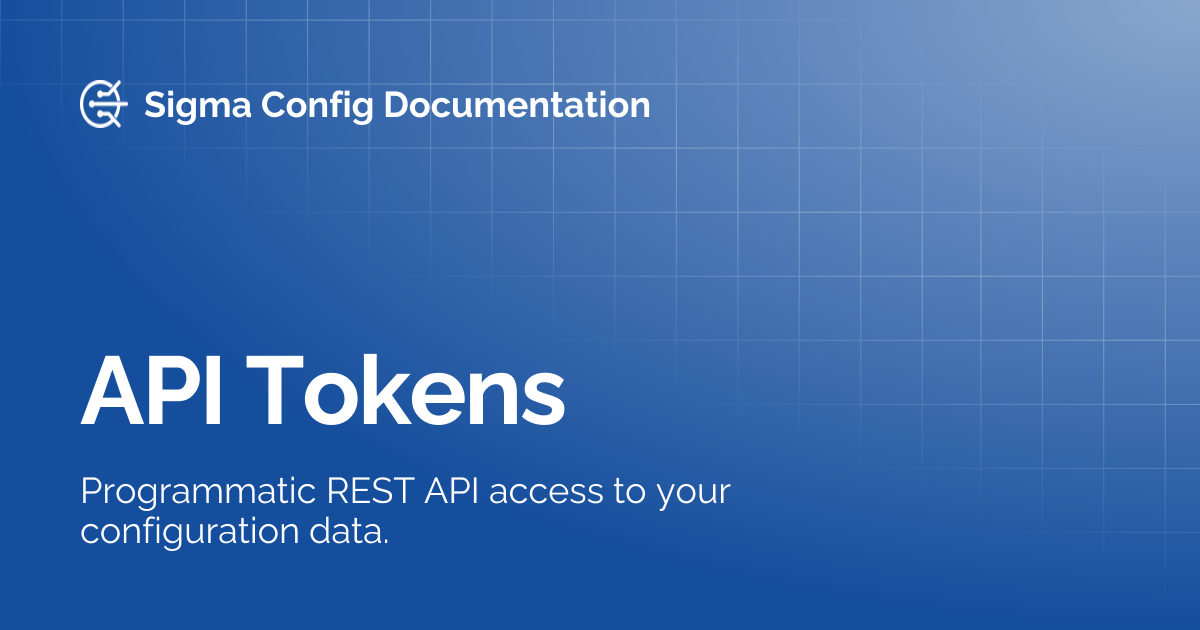 API Tokens | CloudTruth Documentation
